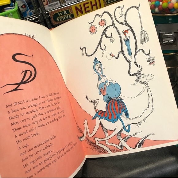 Dr. Seuss | Other | Vtg 955 Dr Seuss On Beyond Zebra Hardcover Book ...